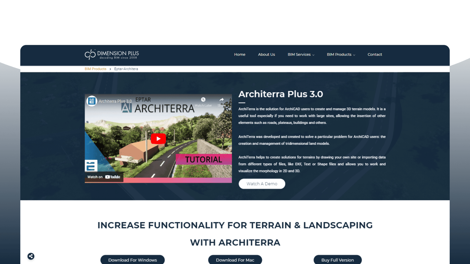 Eptar Architerra - Enhance Terrain Modeling in Archicad
